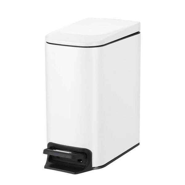 FAWEY TRED INC 1.3 Gal. Mint Green Plastic Circular Trash Can with ...