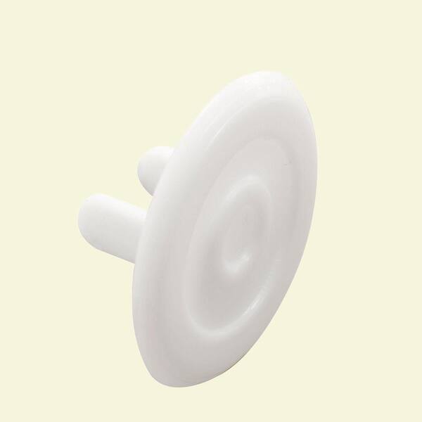 Prime-Line White Plastic Shock Guards 24/Pack S 4551