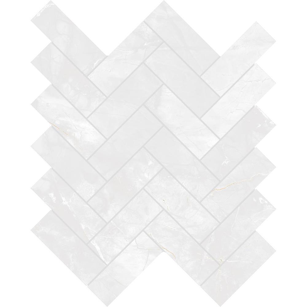 Florida Tile Home Collection Michelangelo Light Grey 12 in. x 15 in. x ...