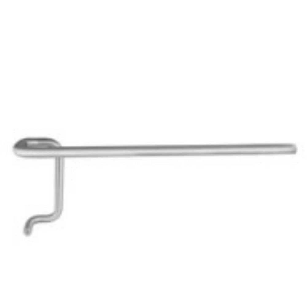 Global Door Controls Storefront 10 in. Offset Pull Bar in Aluminum ...