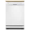Whirlpool 24 in. White Front Control Heavy-Duty Portable Dishwasher ...