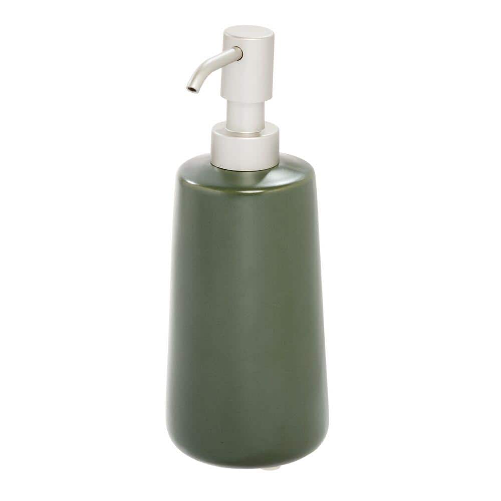 IDESIGN Eco Vanity Ceramic Pump in Green 28282 - The Home Depot