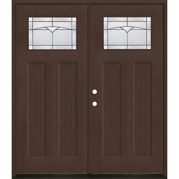 Steves & Sons Regency 72 in. x 80 in. 1/4 TopL Horizon Glass RHIS ...