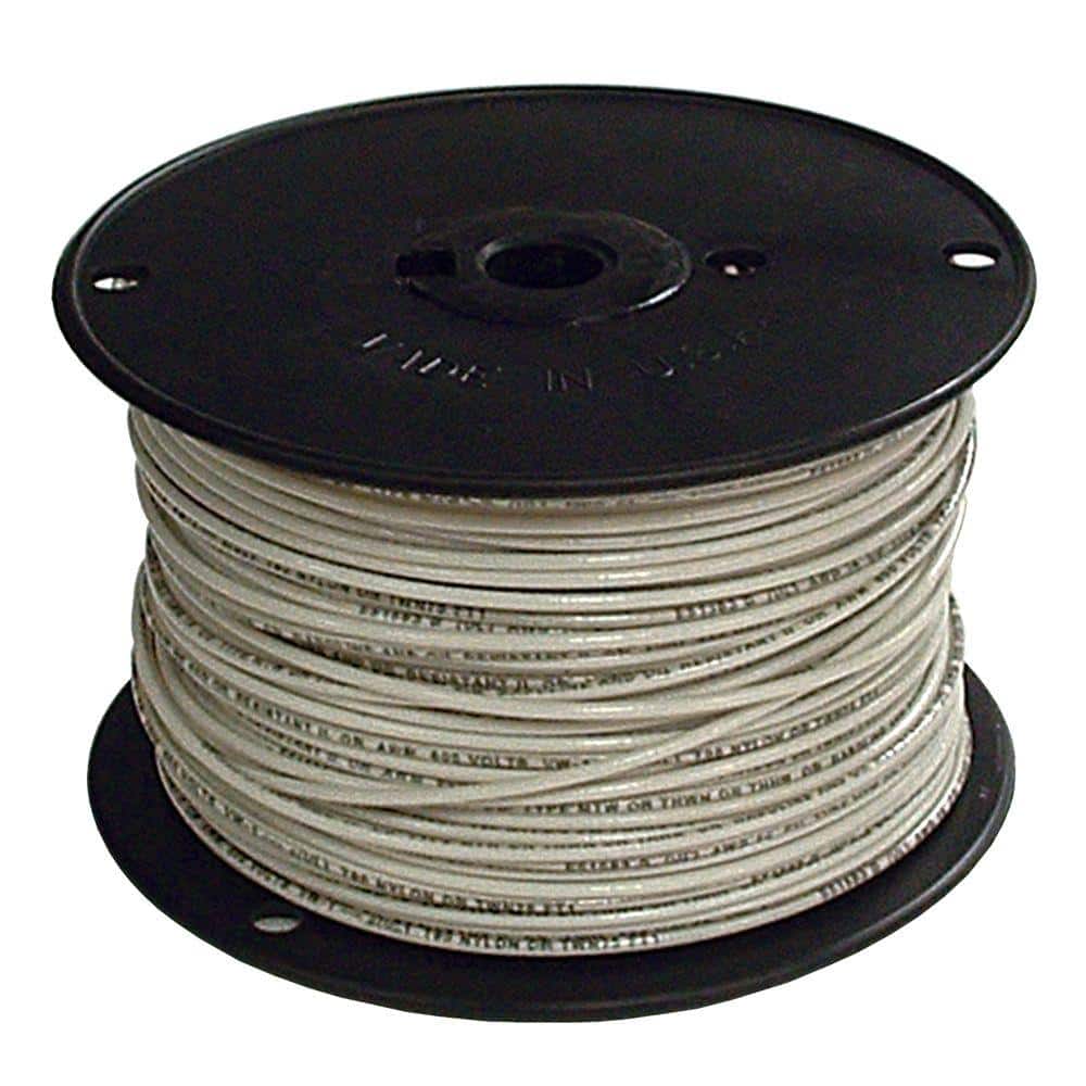 Southwire 500 ft. 4 White Stranded CU SIMpull THHN Wire 20500501 - The ...