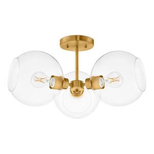 Hampton Bay Vista Heights 28 in. 4-Light Aged Brass Vanity Light HD ...