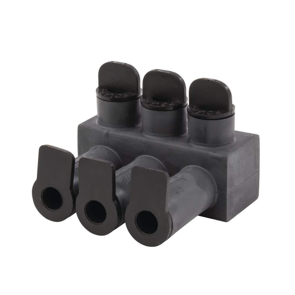 Polaris 2/0 AWG - 14 AWG Submersible Connector, Black ISPB2/0-3 - The ...