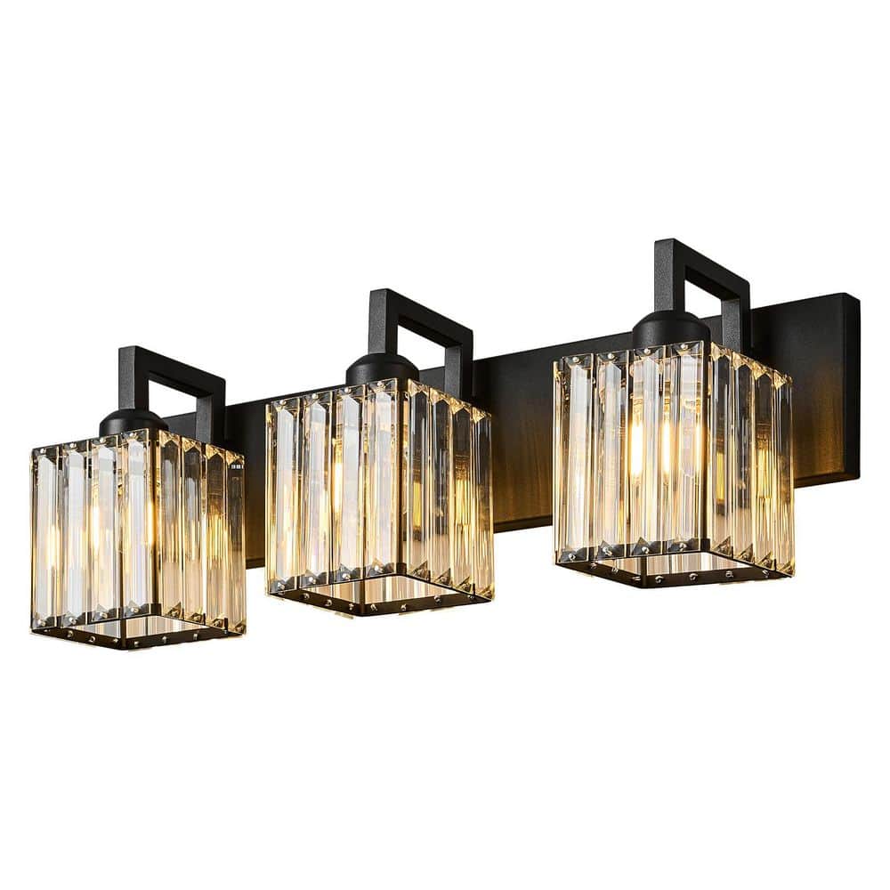 ZHLWIN Home Lighting Fixture Width 20.47" In. " 3-Light Black Modern ...