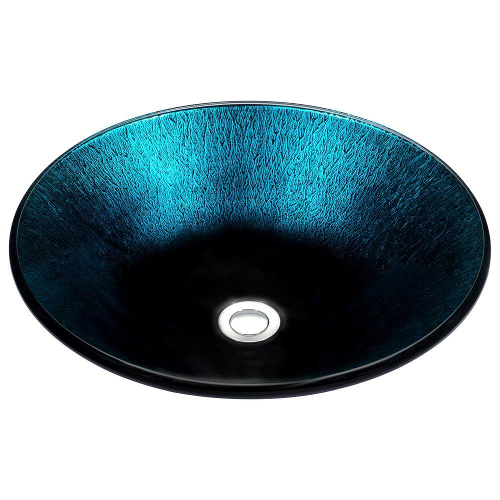 Reviews for ANZZI Stellar Series 18 in. Round Bathroom Vessel Sink with ...
