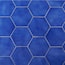 Ivy Hill Tile Appaloosa Carribean Blue Hexagon 7 in. x 8 in. Porcelain ...