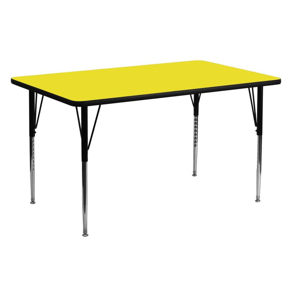 Carnegy Avenue Yellow Activity Table CGA-XU-5670-YE-HD - The Home Depot