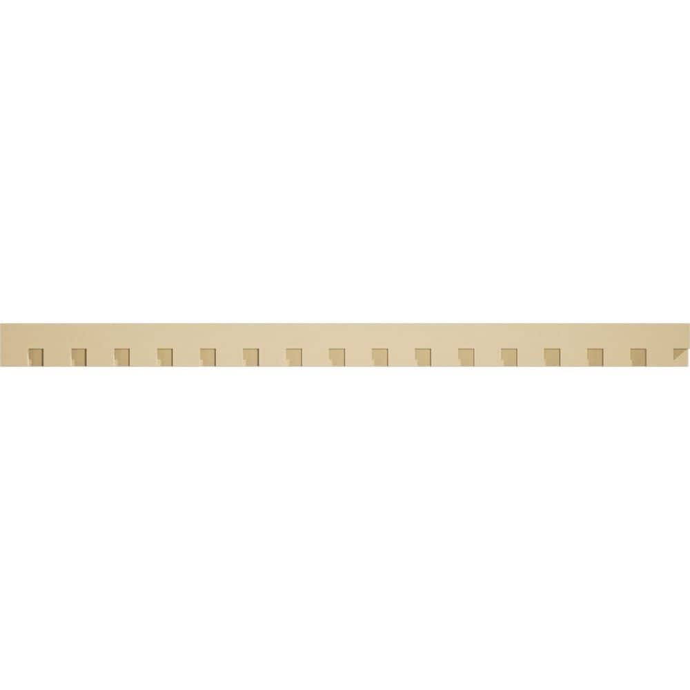 Ekena Millwork 1 in. D x 3 in. W x 45 in. L Primed Polyurethane Panel ...