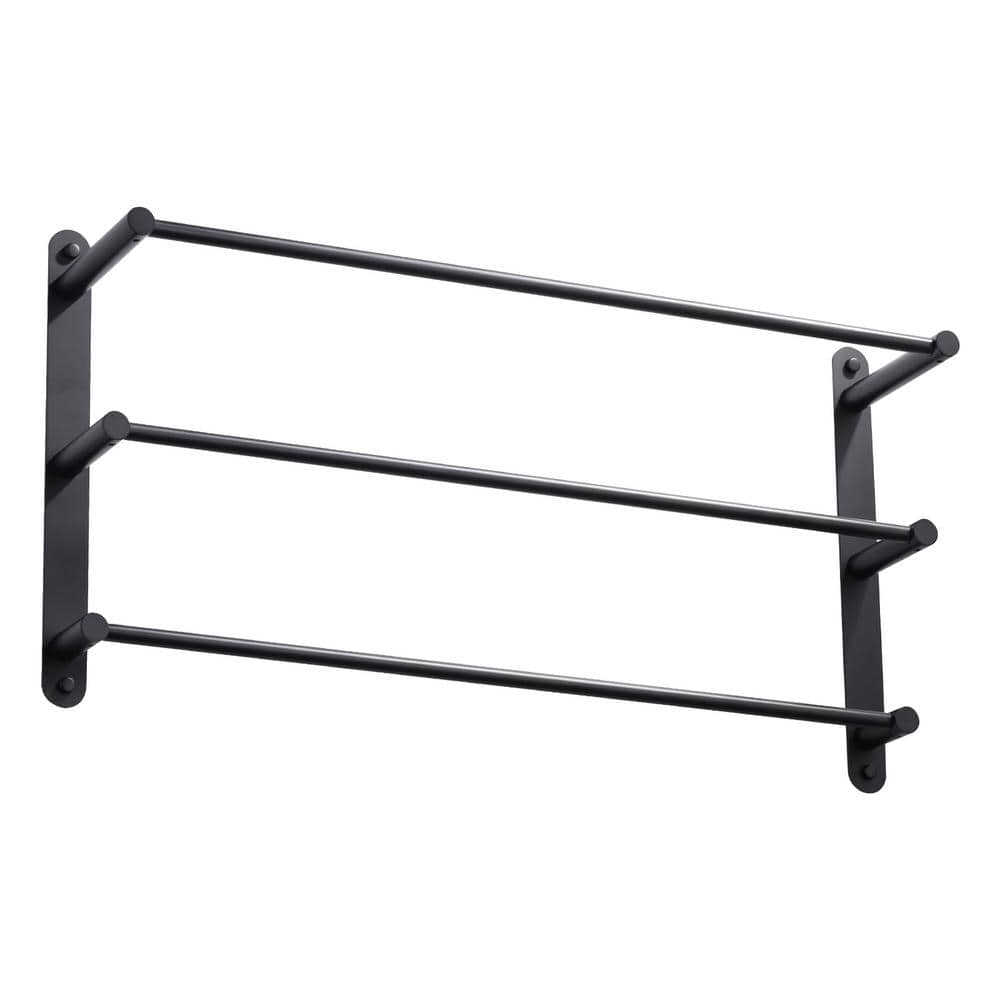 IVIGA 24 in. Bathroom 3-Tiers Towel Rack Wall Mount Towels Shelves/Bars ...