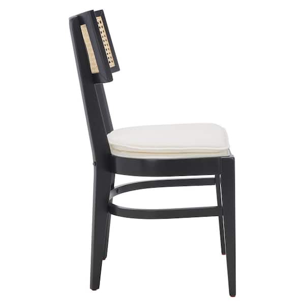 Safavieh black cane chair store