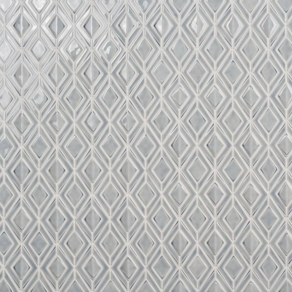 Reviews for Ivy Hill Tile Delphi Jewel Arctic Blue 12 in. x 16 in ...