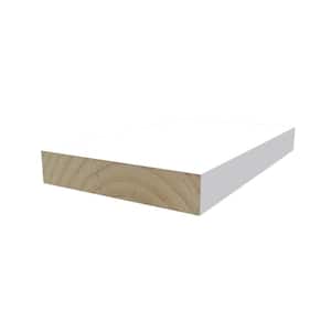 ARAUCO 5/4 in. x 6 in. x 16 ft. Primed Fin Trim Board 1772899 - The ...