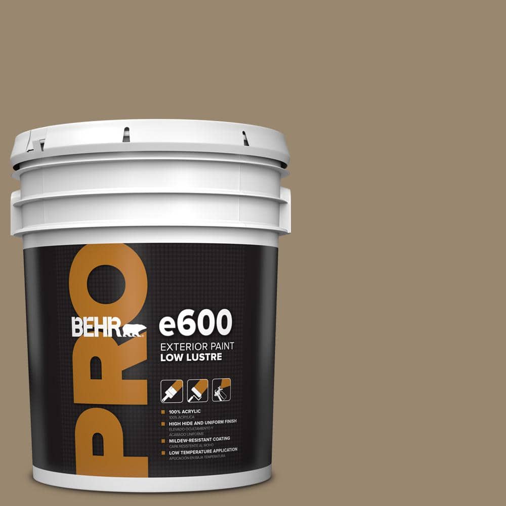 BEHR PRO 5 gal. #710D-5 Mississippi Mud Low Luster Exterior Paint ...