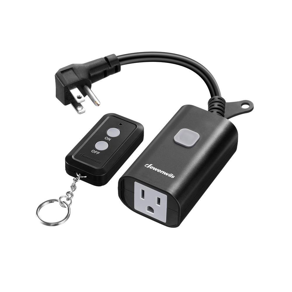 DEWENWILS Outdoor Remote Control Outlet, 15A Wireless Remote Control ...