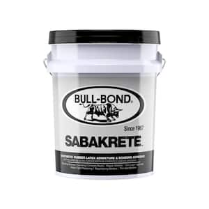 Bull-Bond Sabakrete 5 Gal. Synthetic Rubber Latex Admixture and Bonding ...