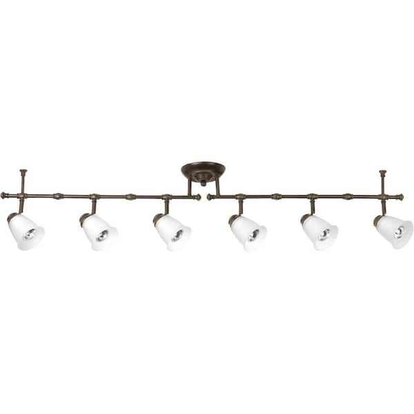 Progress Lighting Renovations Collection 6-Light Forged Bronze ...