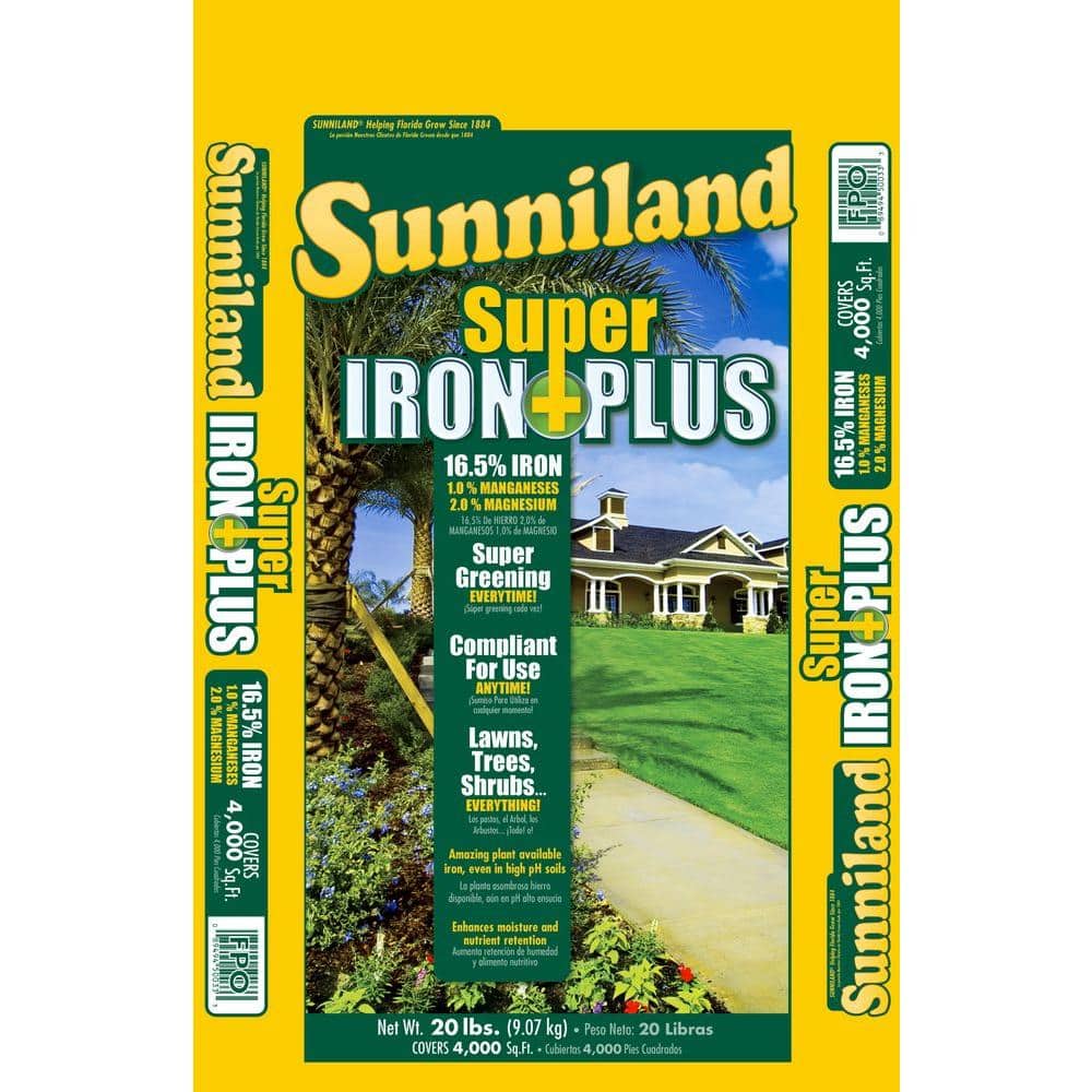 Sunniland 20 lbs. Super Iron Plus Fertilizer 224115 - The Home Depot