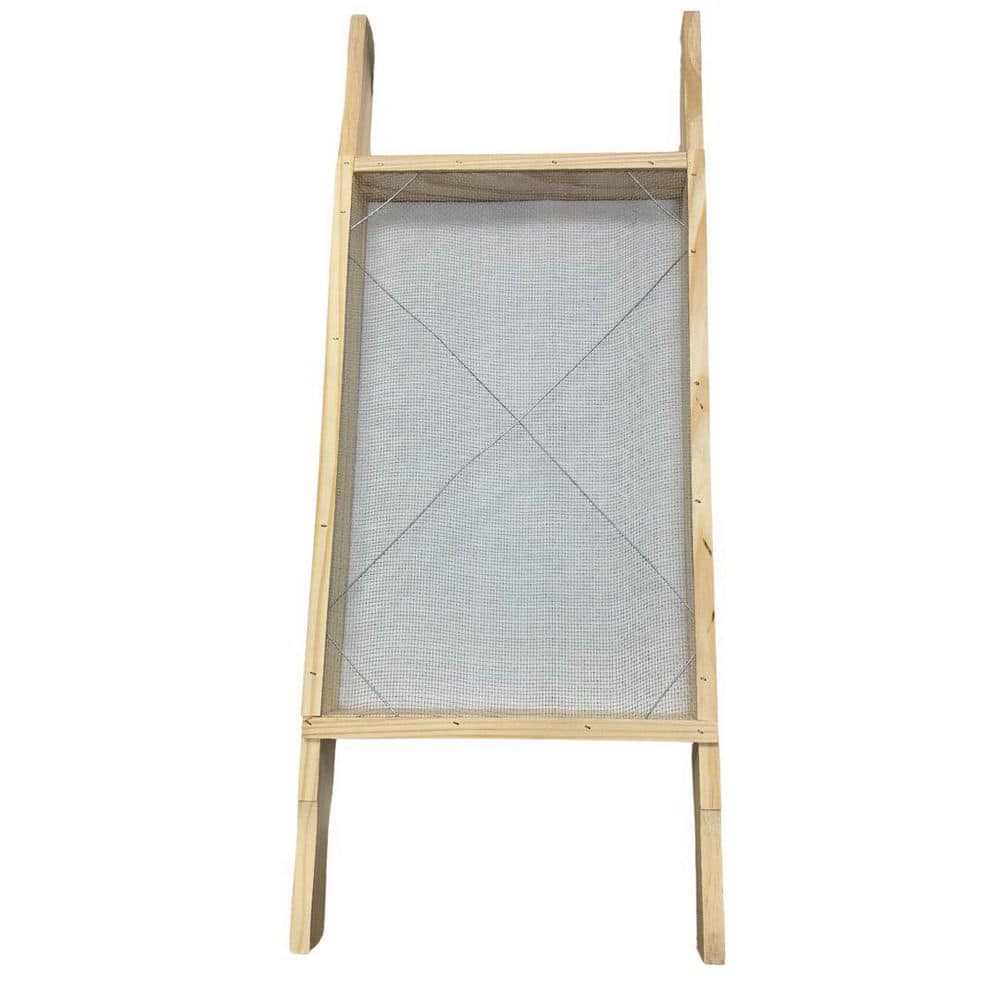 Sedco 40 in. x 2.5 in. x 16 in. Wood Sand Siever For Mixing and Masonry ...