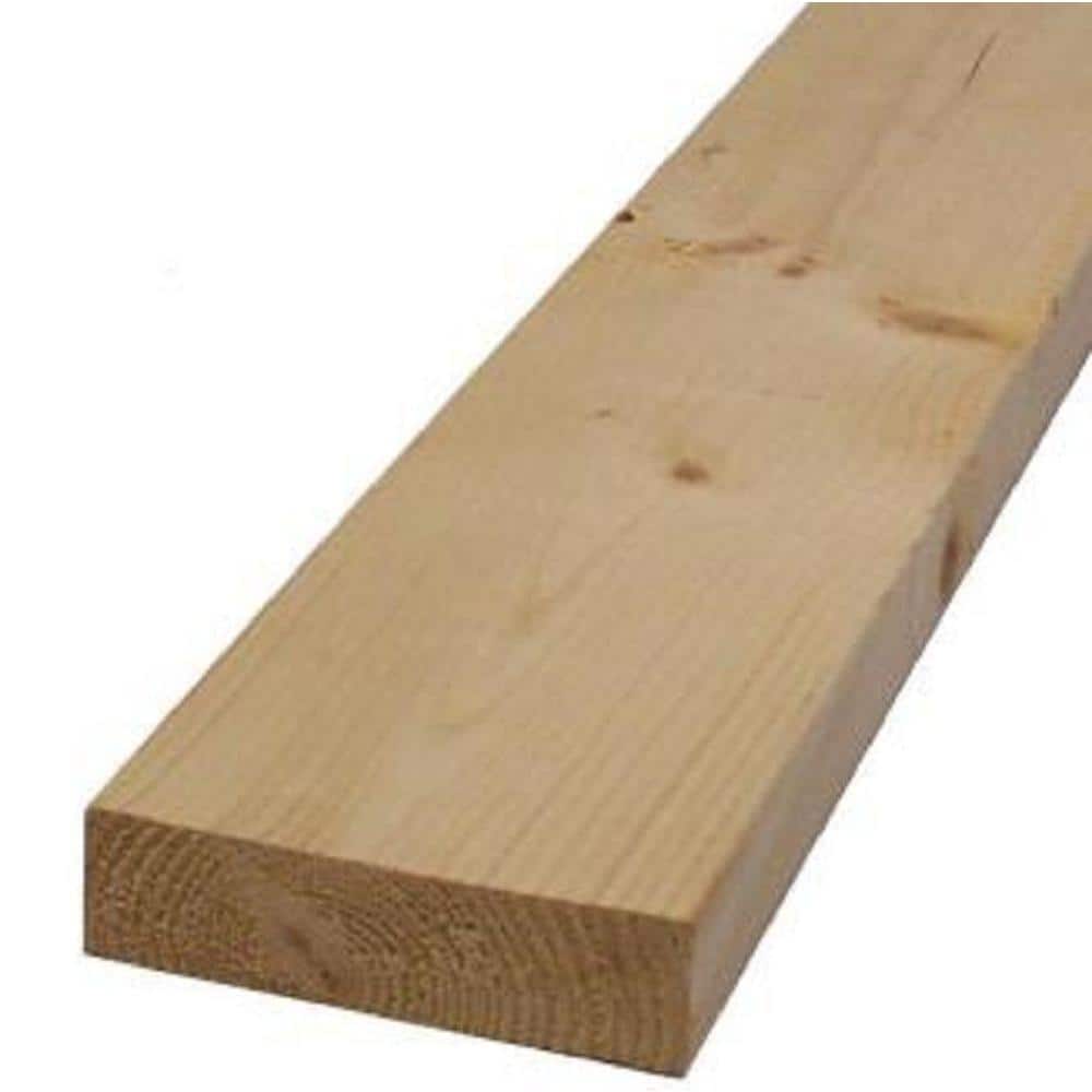 Potlatch 2 in. x 6 in. x 92-5/8 in. #2 Premium Grade Whitewood Stud n/a ...