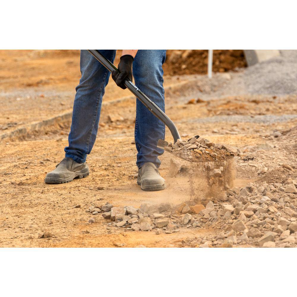 Buy 47 in. L Fiberglass Handle Carbon Steel Transfer Shovel with Grip ...