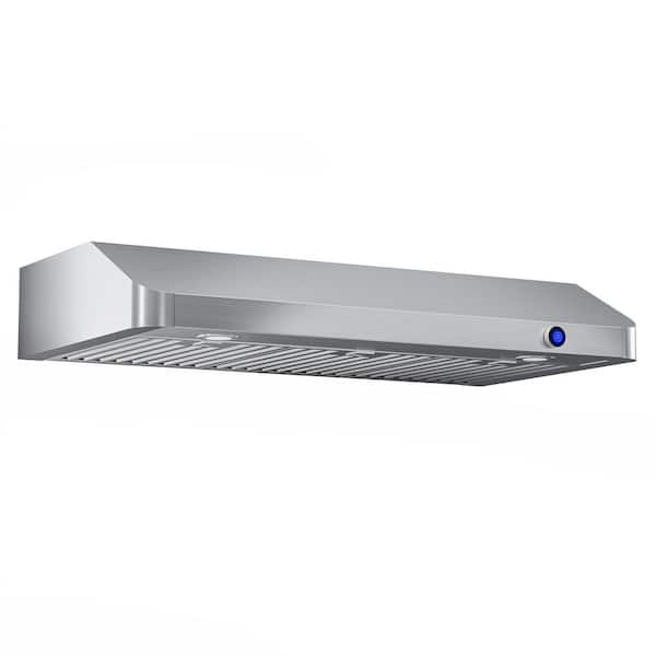 Throes 36 in. 600 CFM Ducted Under Cabinet Range Hood in Stainless ...