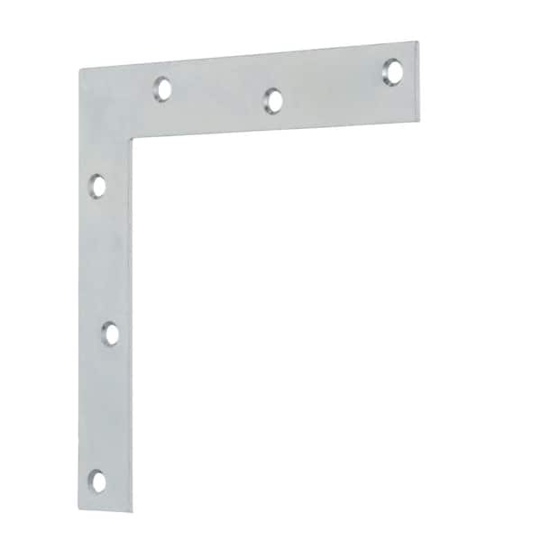 Everbilt 8 in. Zinc Flat Corner Brace 26077 - The Home Depot