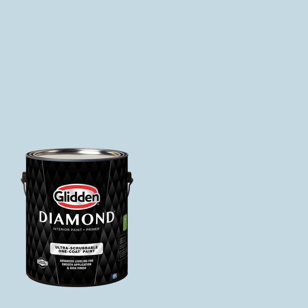 Glidden Diamond 1 gal. PPG1157-2 Blue Pearl Eggshell Interior Paint ...