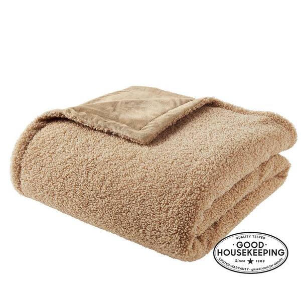 StyleWell Medium Brown Cozy Teddy Bear Throw Blanket PHC-137-22 - The ...