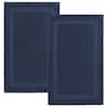 Signature 2 pcs Denim Turkish Cotton Bath Mats signdenm2bm - The Home Depot