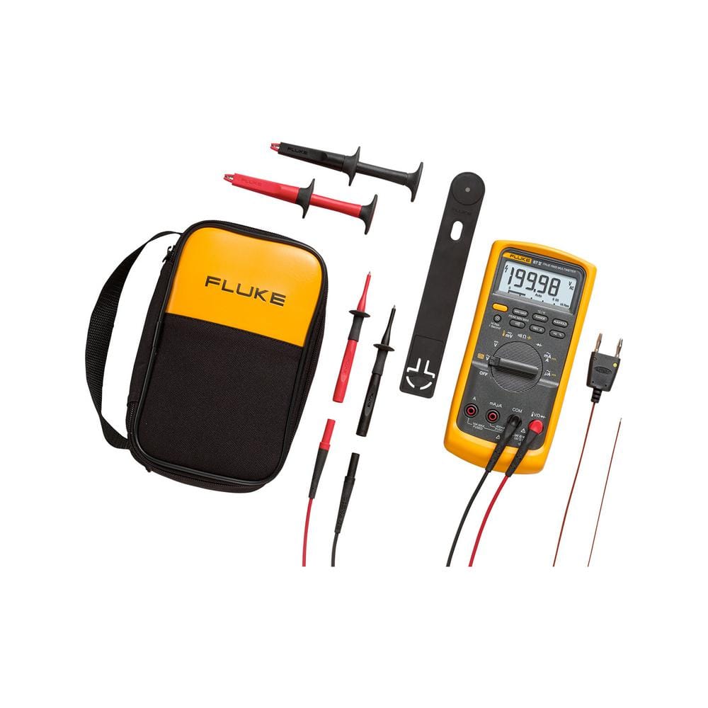 FLUKE 87-5/E2 Industrial Multi-meter Electrician Combo Kit 2670150 ...