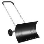 Cisvio 45.7 in. Metal Handle Steel 3-In-1 Snow Shovel Kit Brush Ice ...