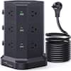 Yichuhaoxi Surge Protector Power Strip Tower 16.4 FT Extra Long Cord ...