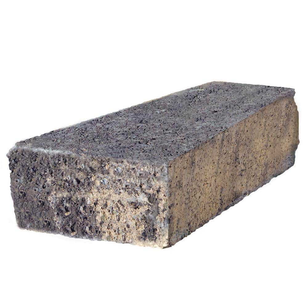 Pavestone RockWall 2 in. x 4.25 in. x 9 in. Marine Concrete Wall Cap ...