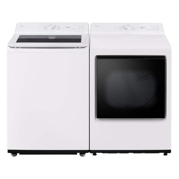 LG 4.8 cu.ft. SMART Top Load Washer in Alpine White with 4-way Agitator ...