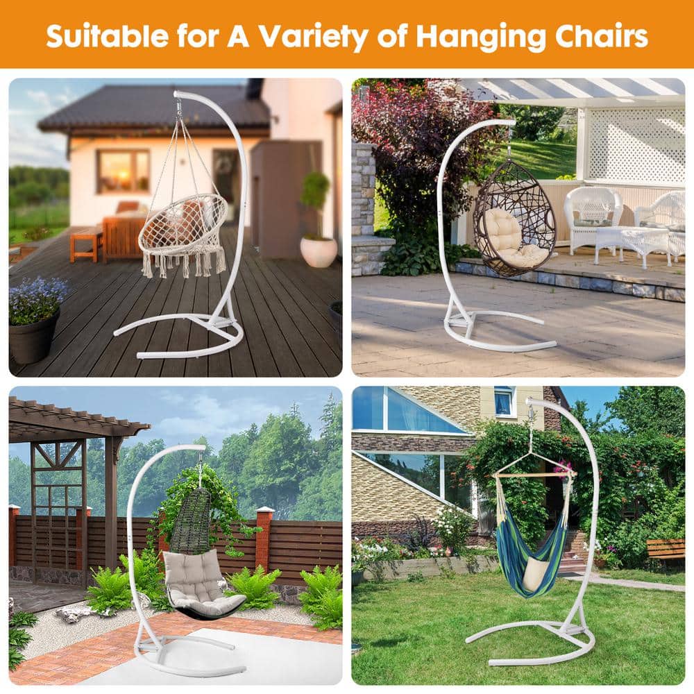 Hanging Chair Stand (Stand Only) Hammock Chair Stand for Outdoor Heavy ...