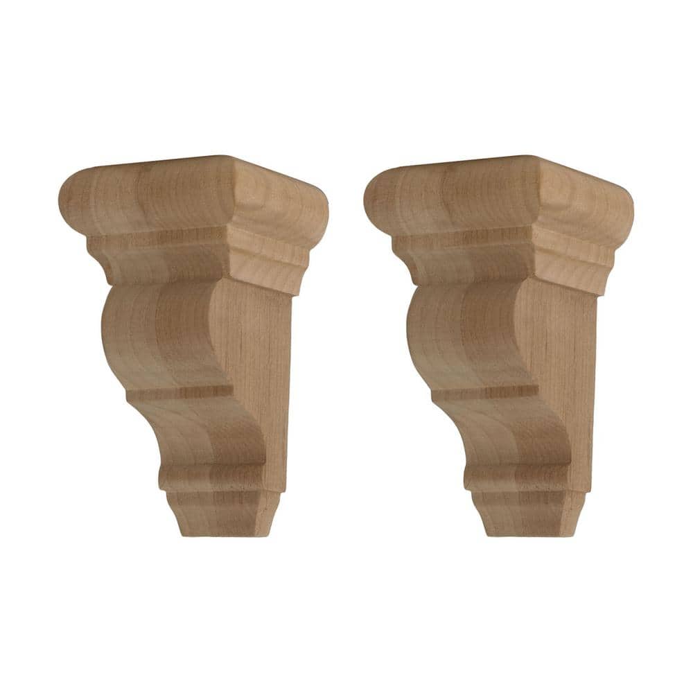 American Pro Decor 3 in. x 5 in. x 2-1/2 in. Unfinish North American ...