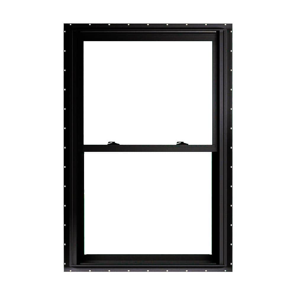 American Craftsman 35.75 in. x 60 in. 70 Series Black Low-E Argon Glass ...
