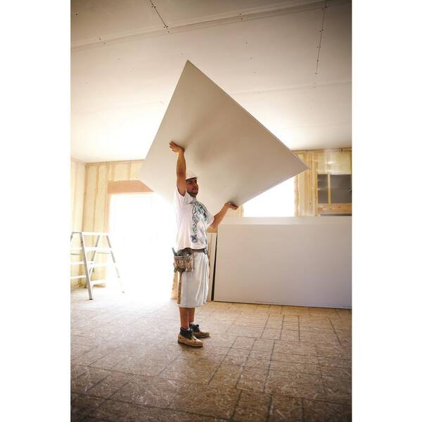 USG Sheetrock Brand 1/2 in. x 4 ft. x 8 ft. UltraLight Drywall ...