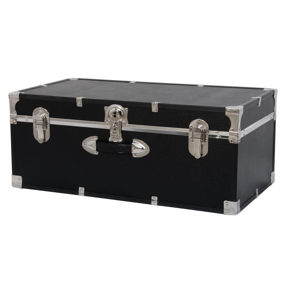 Seward Trunk Seward Essential 30 in. Trunk with Lock, Black SWD5120-10 ...