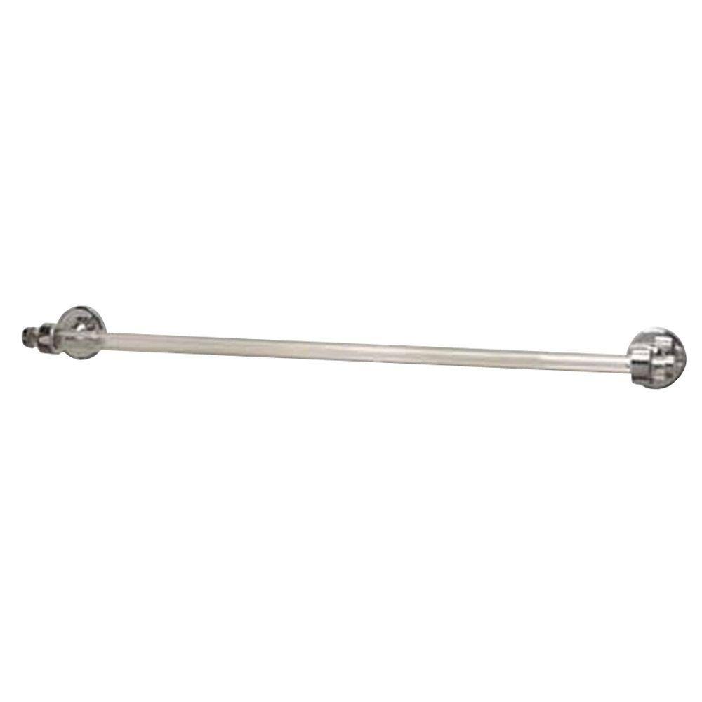 Innova Philip 24 in. Towel Bar in Acrylic and Polished Chrome AL-PHI24 ...