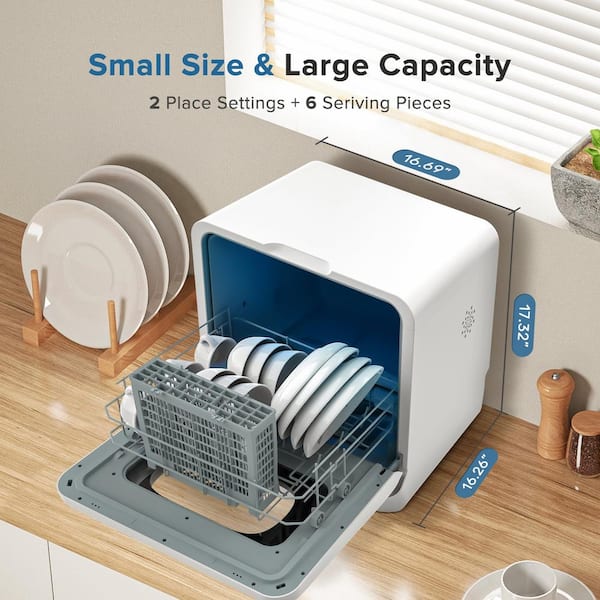 Portable Countertop Dishwashers, Automatic Small Dishwasher Countert