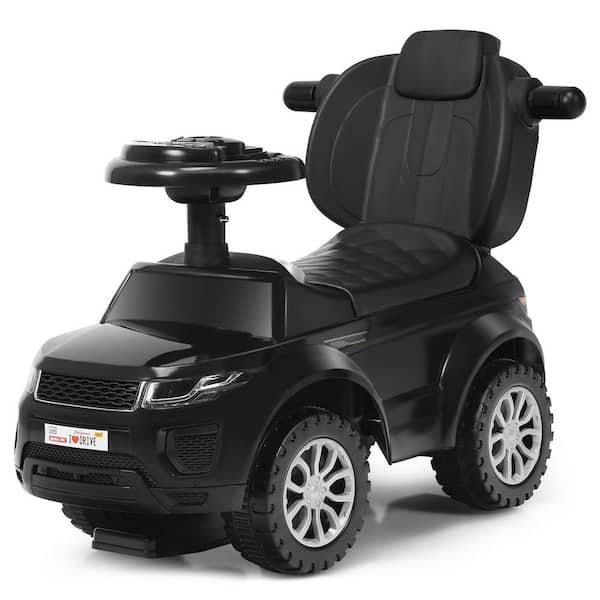 Costway 3 in 1 Ride on Push Car Toddler Stroller Sliding Car Black ...