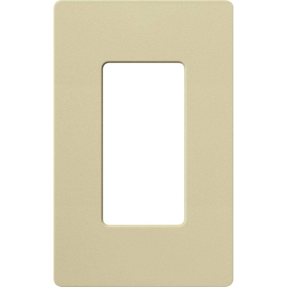 Lutron Claro 1 Gang Wall Plate for Decorator/Rocker Switches, Satin ...