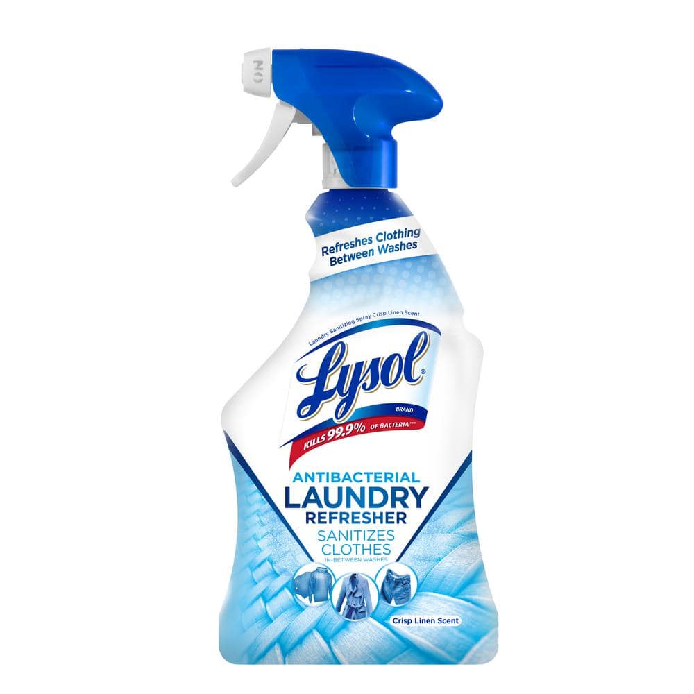 Lysol 22 oz. Antibacterial Laundry Refresher Fabric Freshener Refill ...