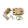 First Watch Security Polished Brass Single Cylinder Interlocking Door ...