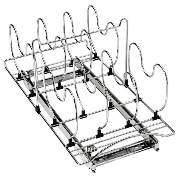 LYNK PROFESSIONAL Slide Out Cookware Organizer - Pull Out Under Cabinet ...