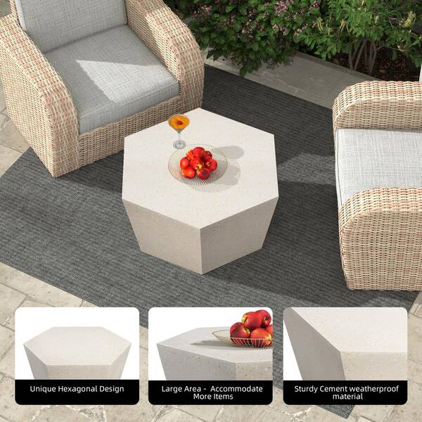 Terrazzo coffee table outdoor store